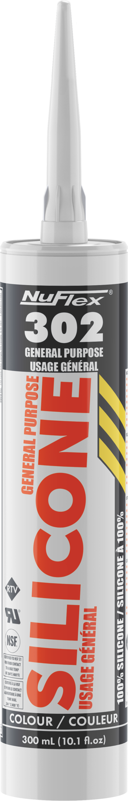 Nuflex Aluminum RTV Silicone -50°F to 302°F, N-302-ALUMI