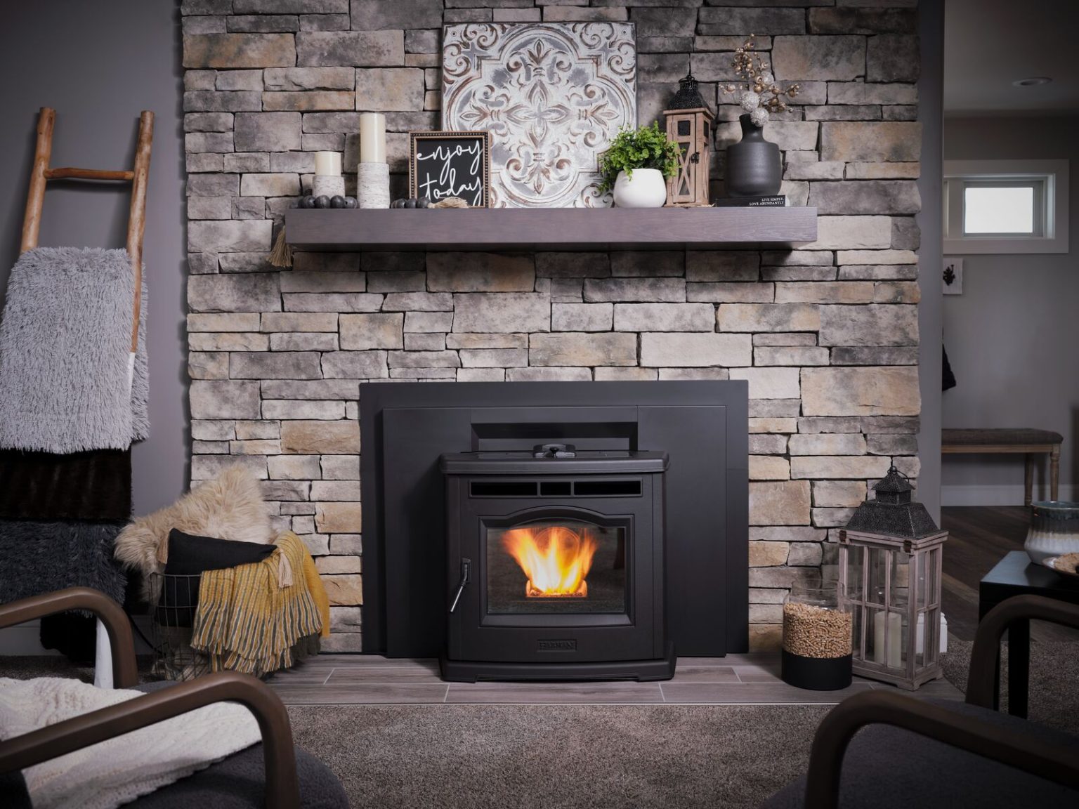 Harman P42i-TC Pellet Stove Fireplace Insert 1-90-742240-1
